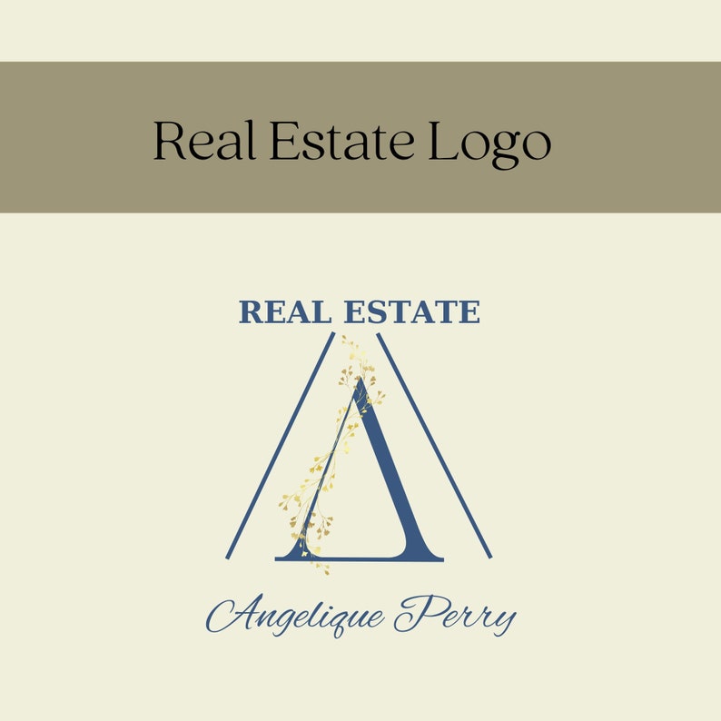 Real Estate Logo, Editable Realtor Logo Design, Real Estate Marketing ...