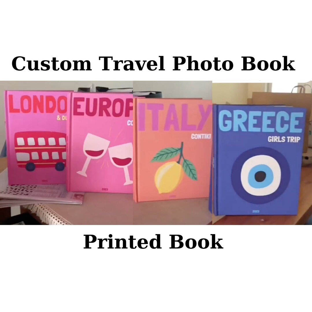Custom Travel Photo Book, Photo Book Printing, Wedding Album Book ...