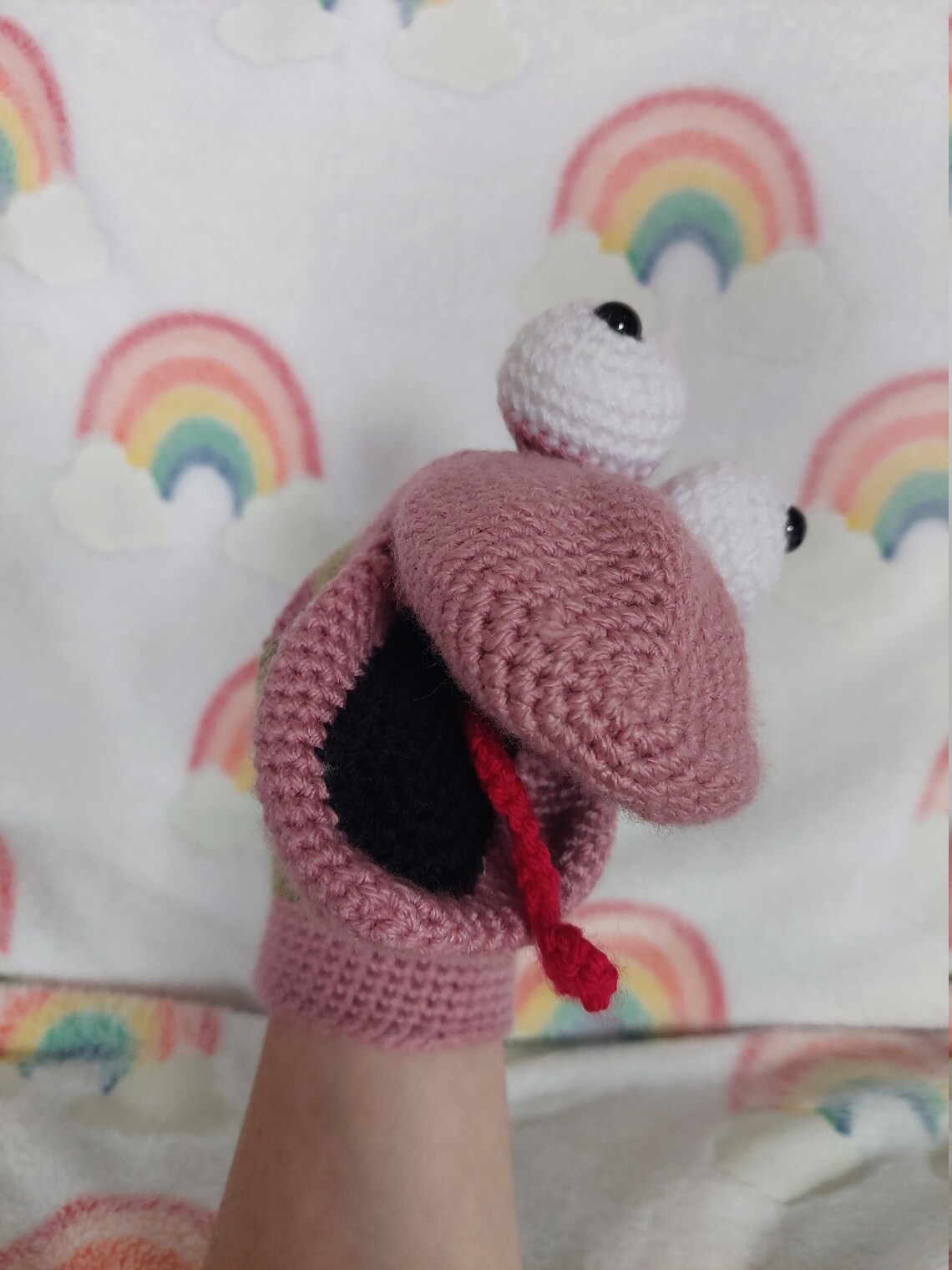 Snake Sock Puppet Crochet Pattern | Etsy