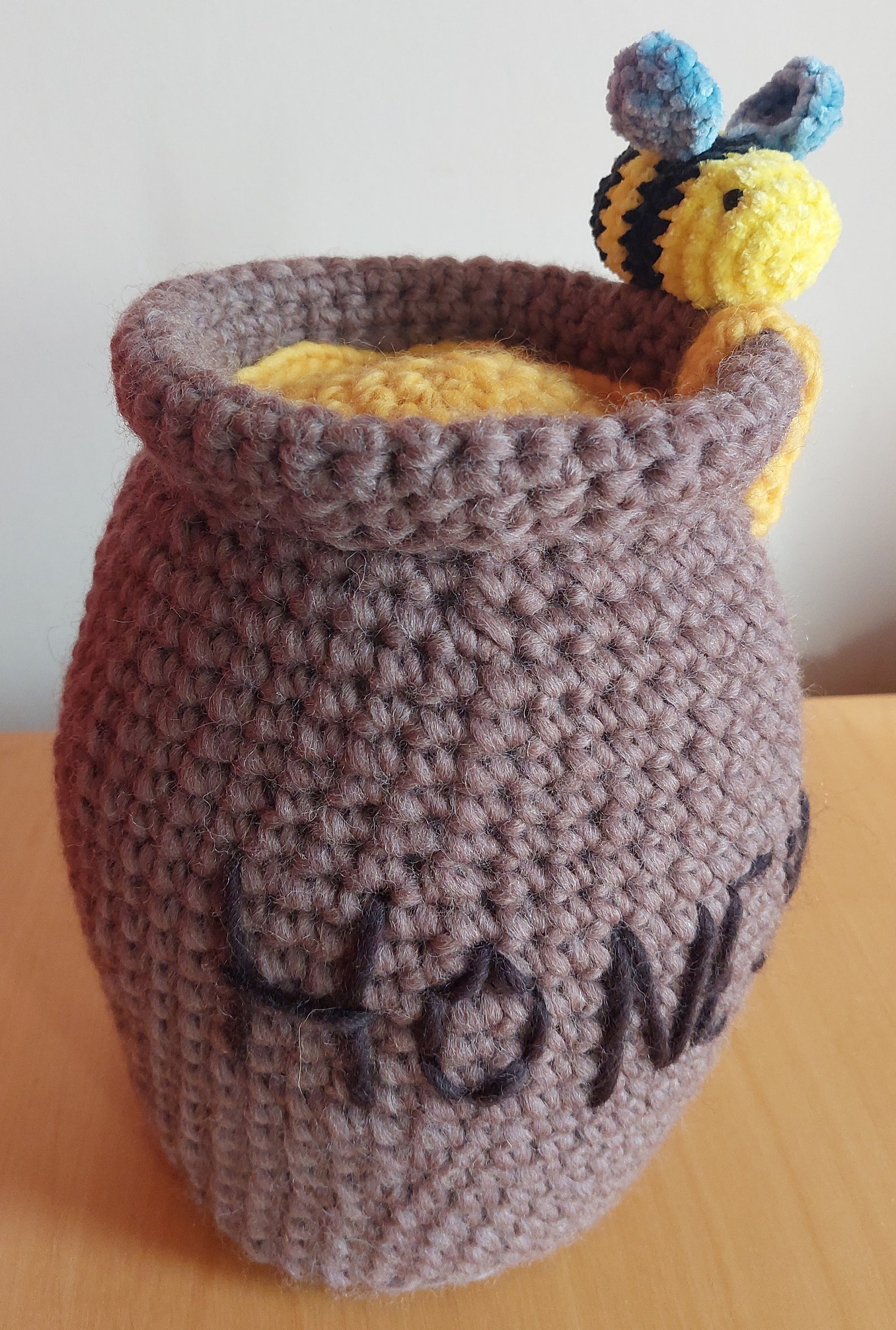 Honey Pot and Bee Crochet Pattern PATTERN ONLY - Etsy
