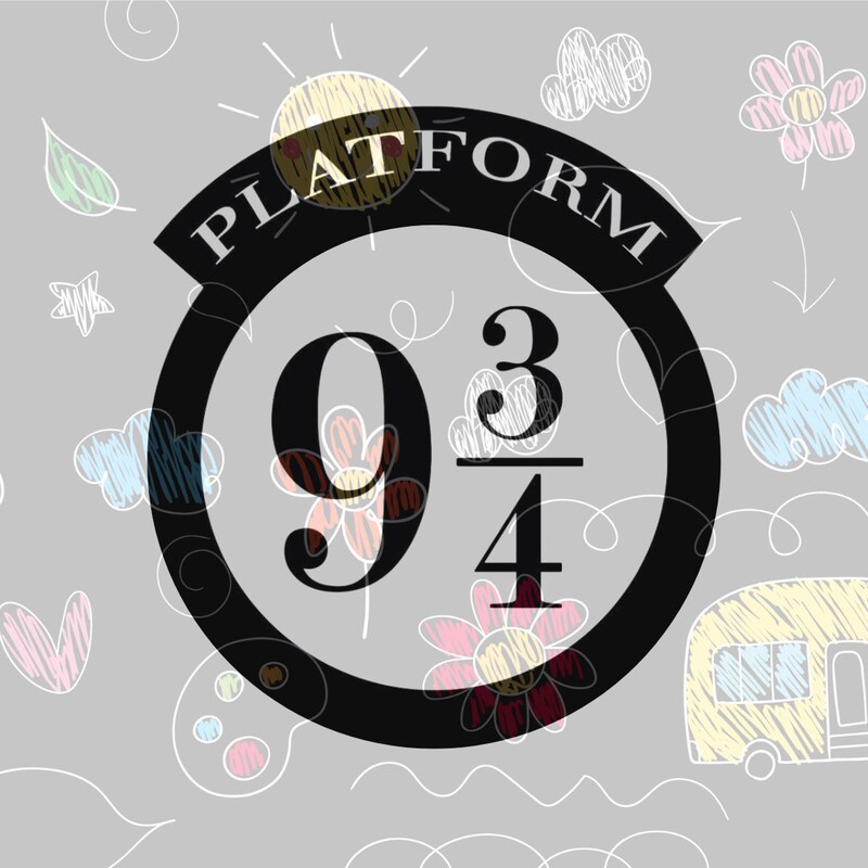 Platform 9 3 4 Sign - Etsy
