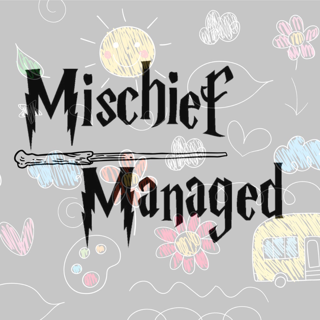Mischief Manager Graphic PNG - Etsy