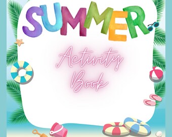 Printable Summer Fun Activity Book!, Children's Summer Activity Book - Etsy