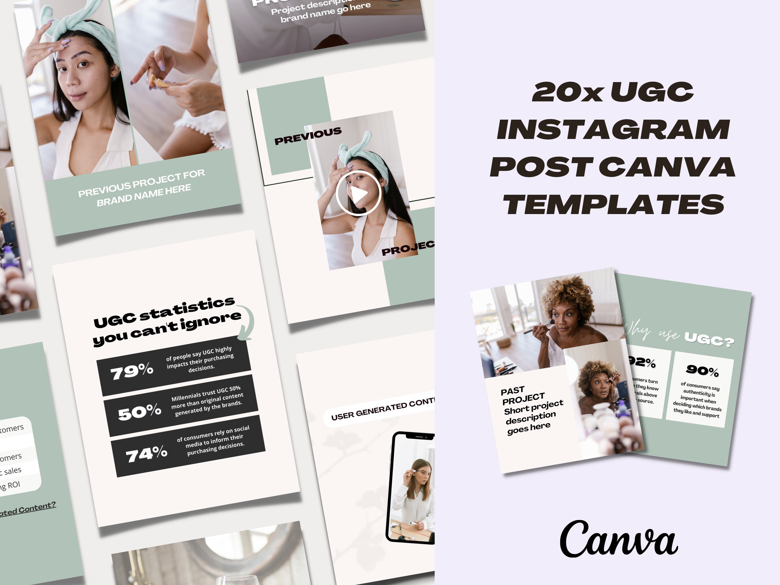 UGC Instagram Templates, UGC Creator Templates, Ugc Templates, UGC ...