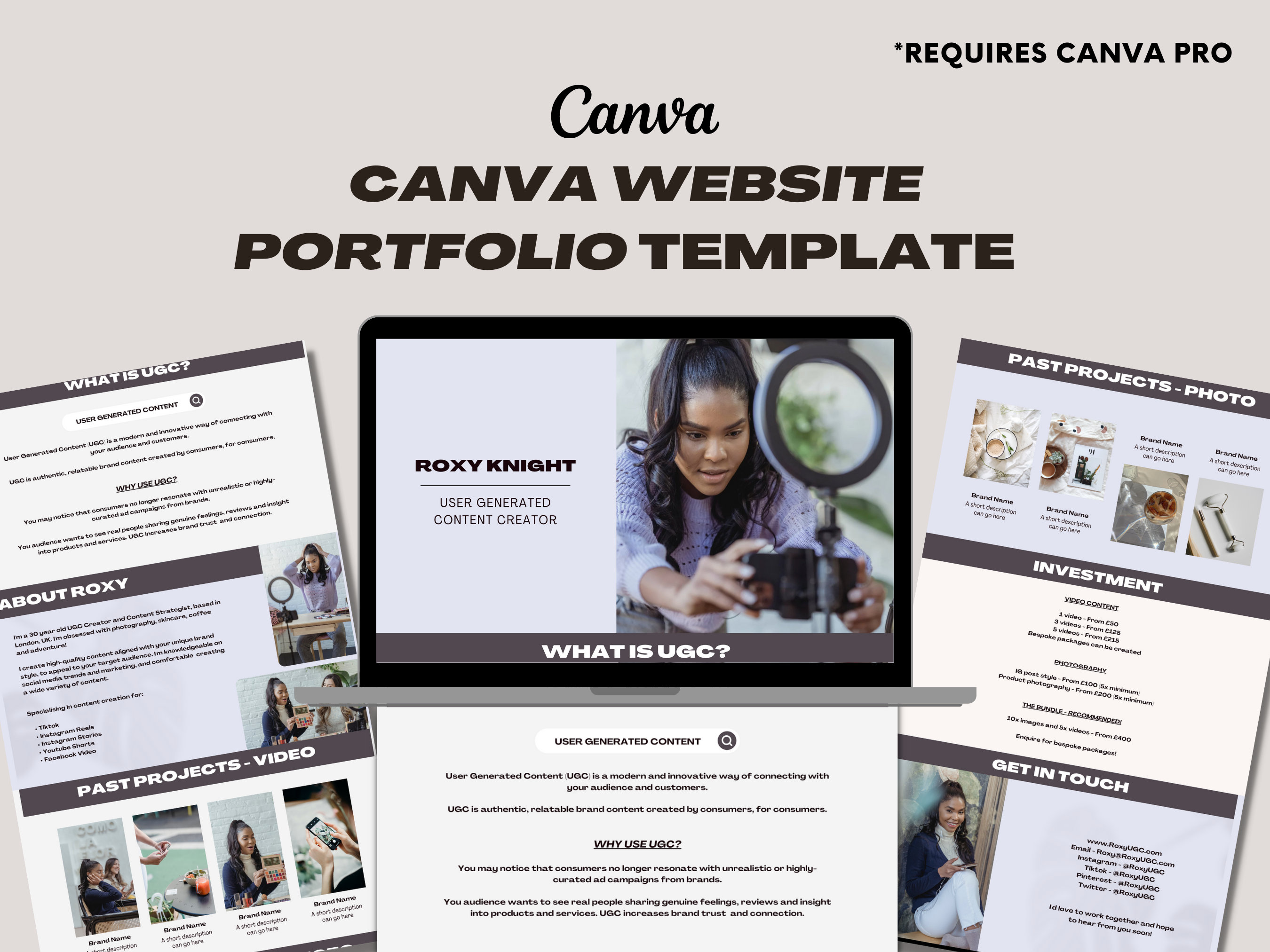 UGC Creator Kit, UGC Template Bundle, UGC Starter Kit, Ugc Template ...