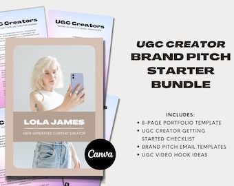 Ugc Pitch Template - Etsy