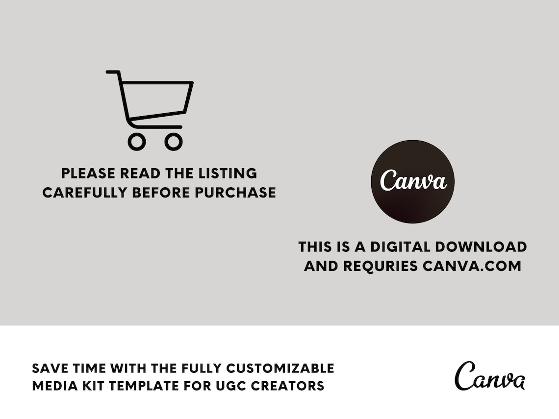 UGC Media Kit, UGC Creator Template, Ugc Creator Media Kit, UGC ...