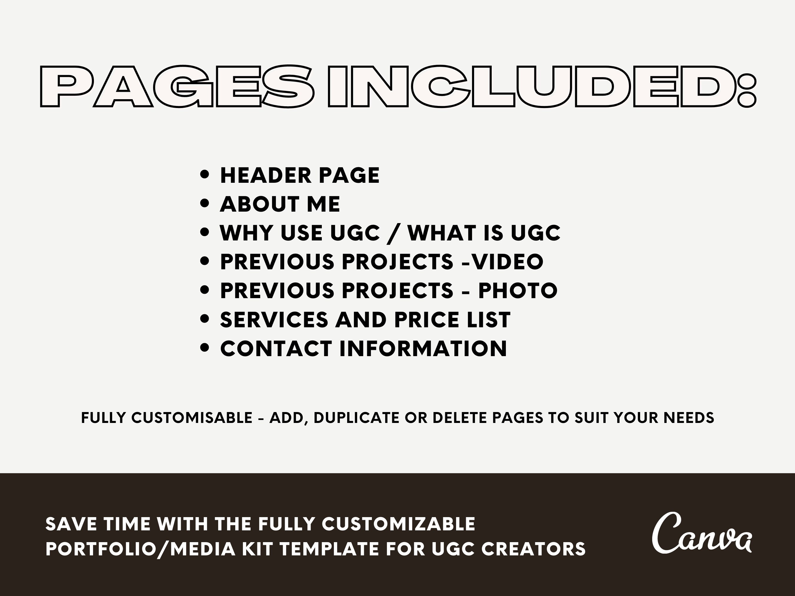 UGC Portfolio, UGC Media Kit, UGC Creator Portfolio, Ugc Portfolio ...