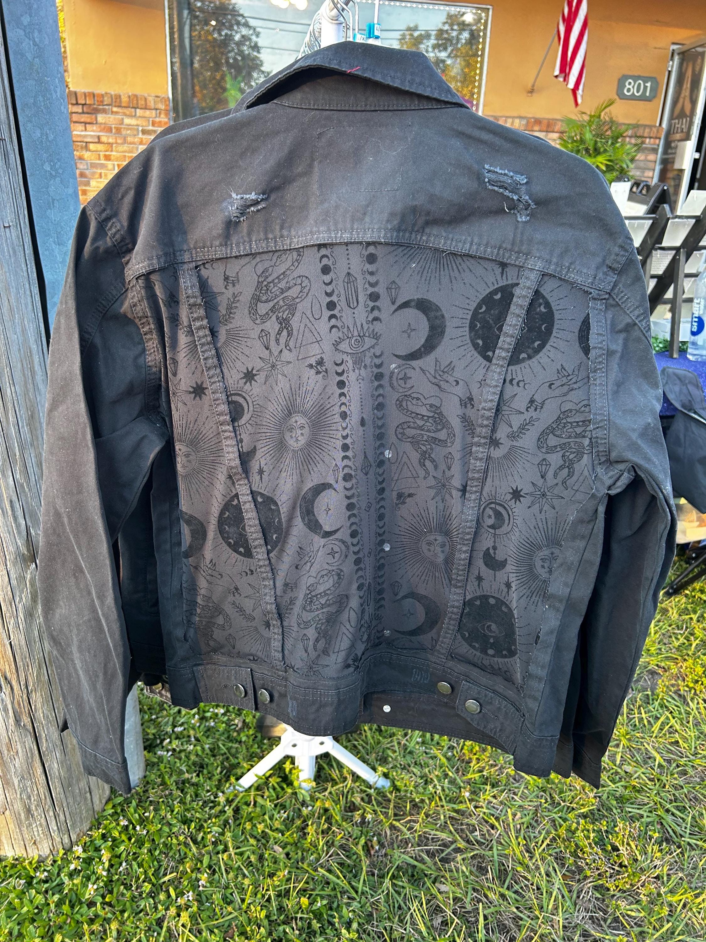 Laceback Denim Jacket - Etsy