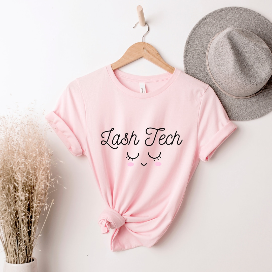 Lash Tech Esthetician Spa T-shirt Women's Lash Artist Shirt Cute Design ...