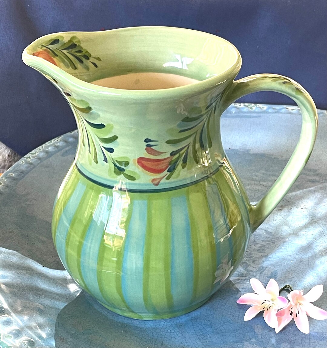 Ceramic Medium Pitcher - Etsy