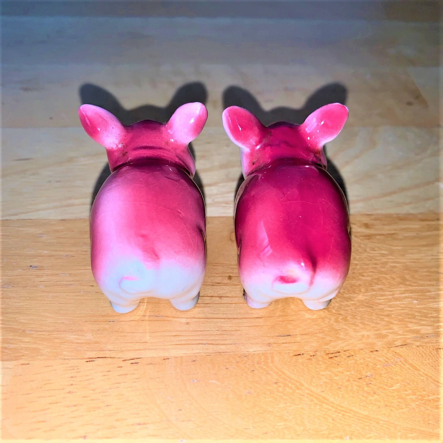 Pink Ceramic Pigs Made in Japan Farmhouse Kitchen Decor - Etsy