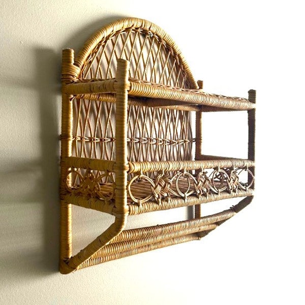 Wicker Shelf - Etsy