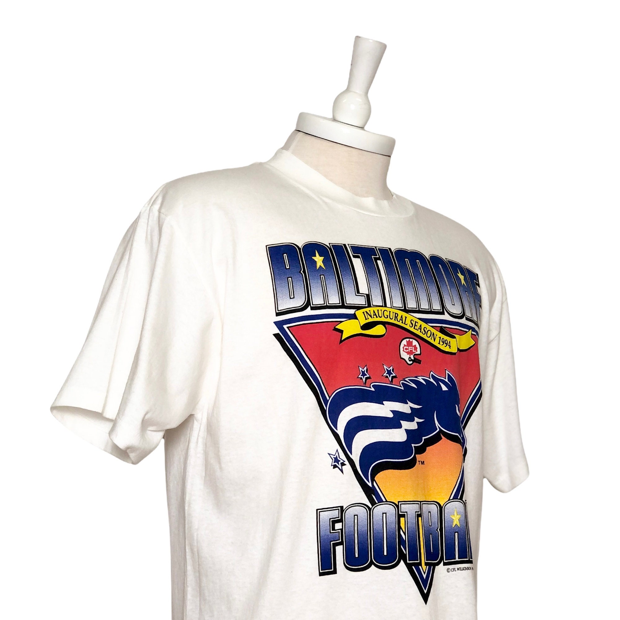 Vintage 1994 Baltimore Stallions Football CFL Wilkinson Shirt - Etsy