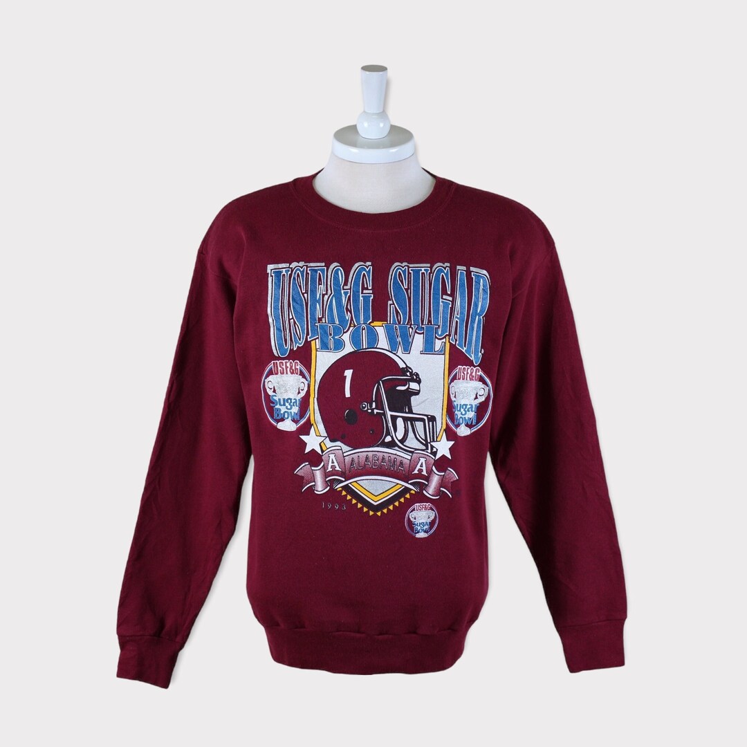 Vintage 1993 Alabama Crimson Tide Sweatshirt L Crimson Tide T-shirt ...