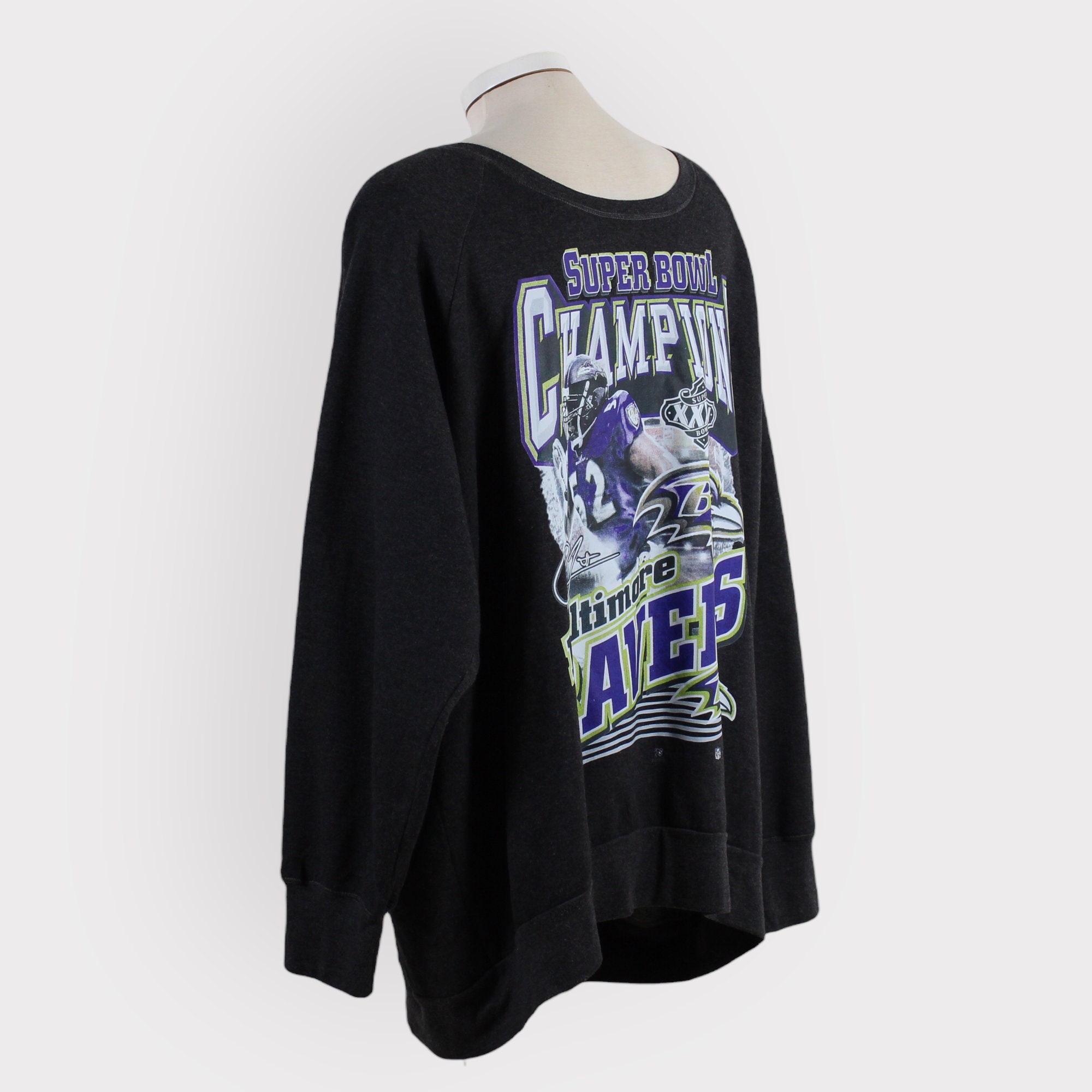 Vintage 2001 Super Bowl 35 Baltimore Ravens Sweatshirt/baltimore Ravens ...