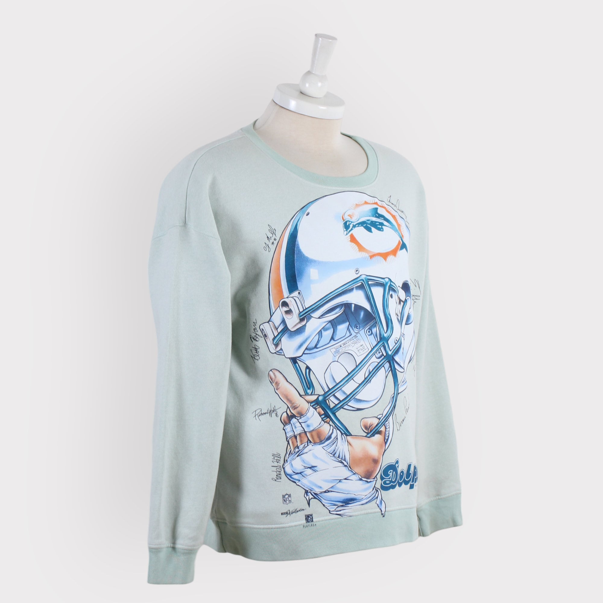Vintage 90s Miami Dolphins Sweatshirt Miami Dolphins T Shirt Dolphins ...
