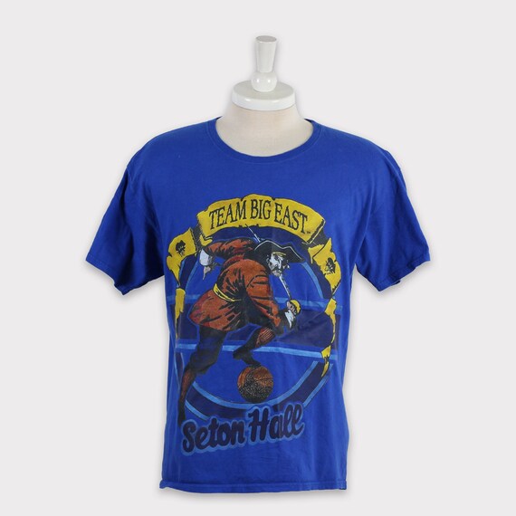 Vintage 00s Seton Hall Pirates T-shirt Seton Hall Pir… - Gem
