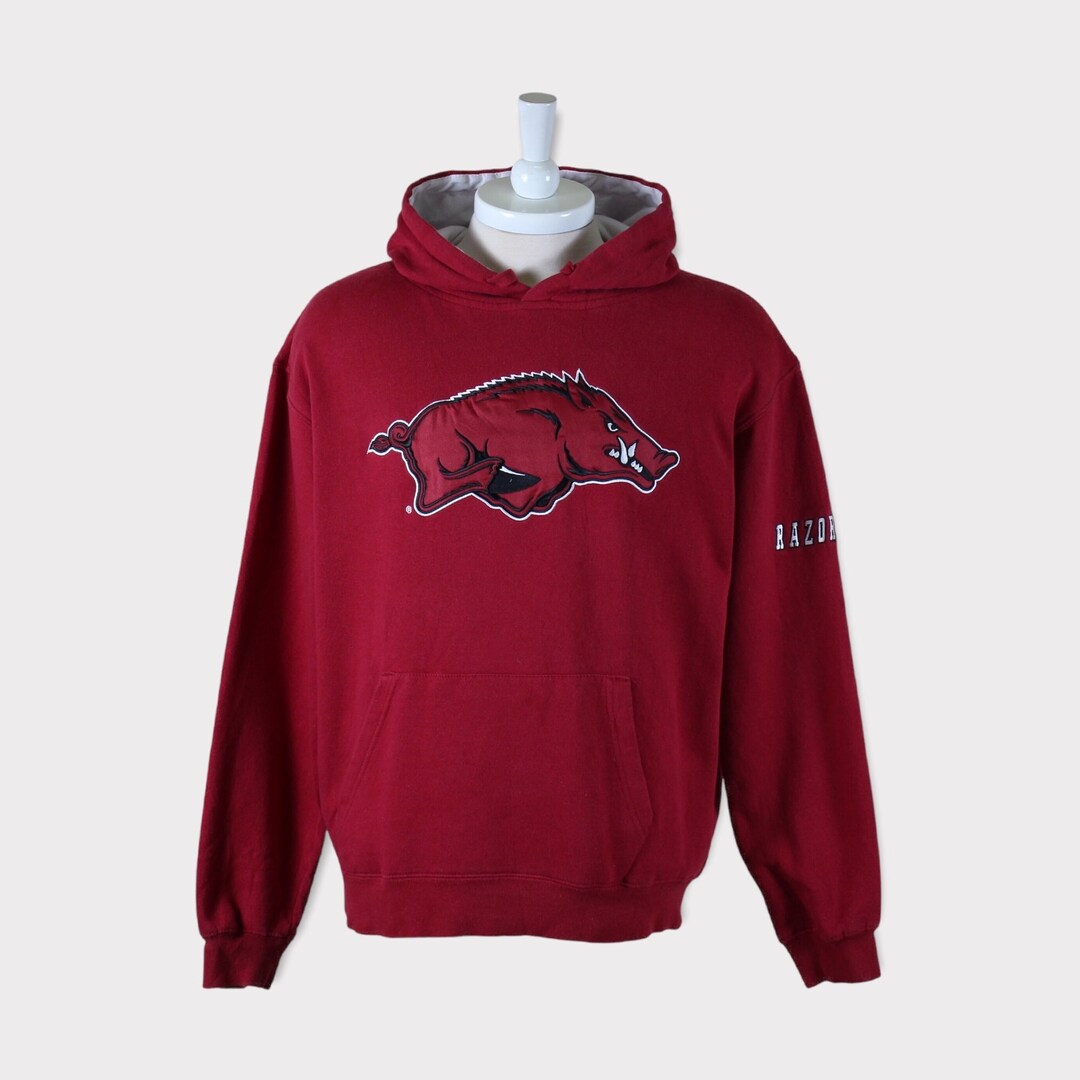 Embroidered Vintage 90s Arkansas Razorbacks Sweatshirt/arkansas ...
