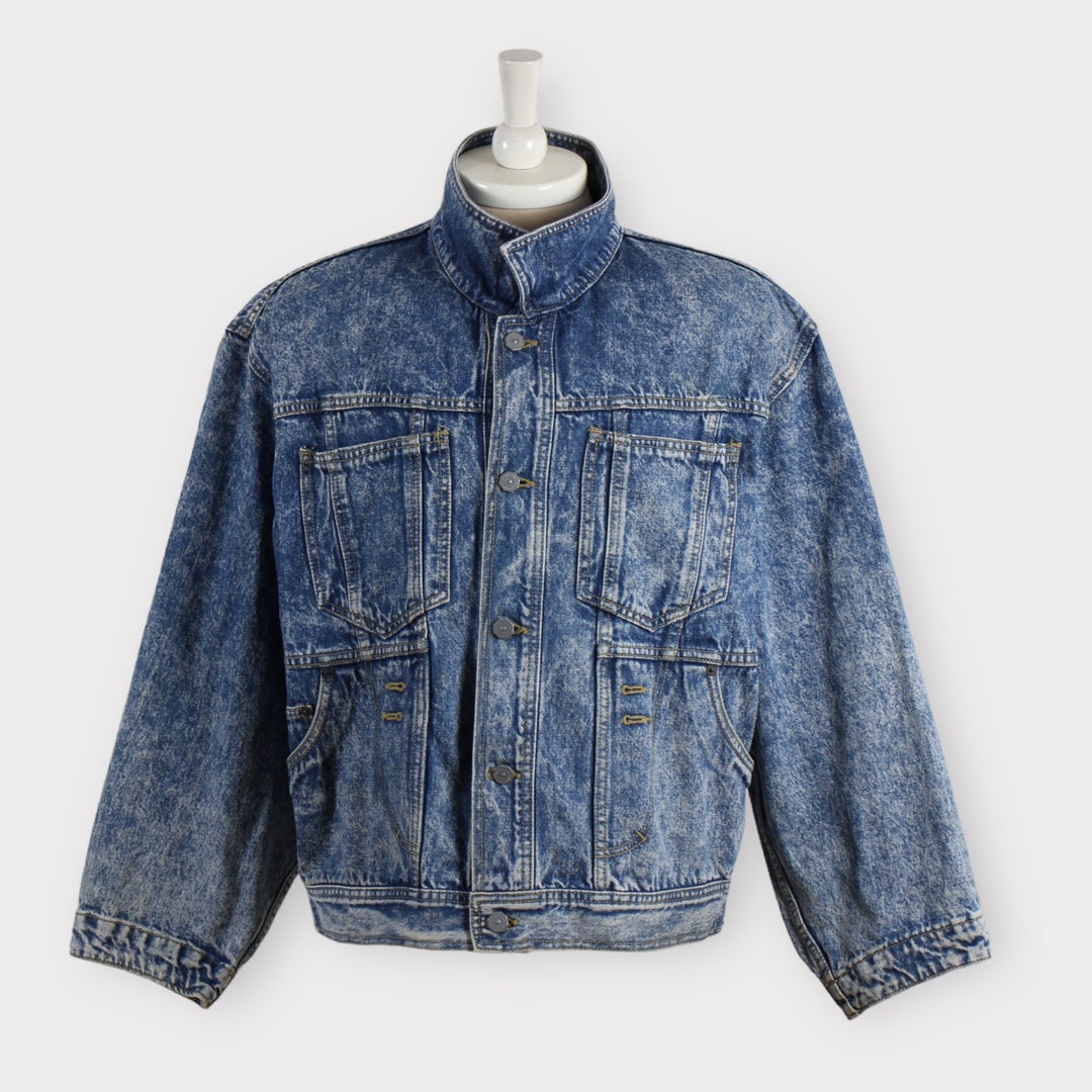 Vintage 90s Edwin Denim Jacket/edwin Windbreaker/edwin Sweatshirt/edwin ...