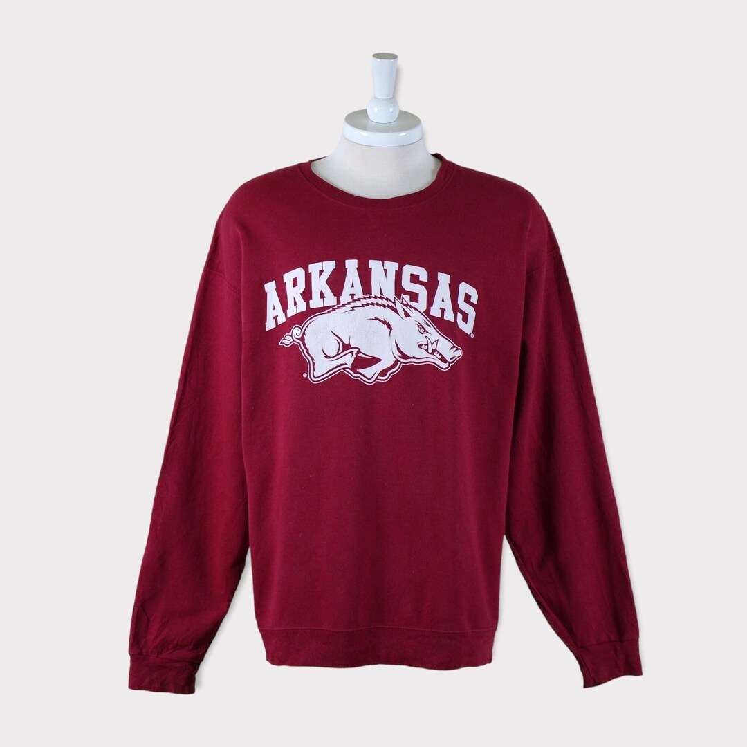 Vintage 90s Arkansas Razorbacks Sweatshirt/arkansas University/arkansas ...