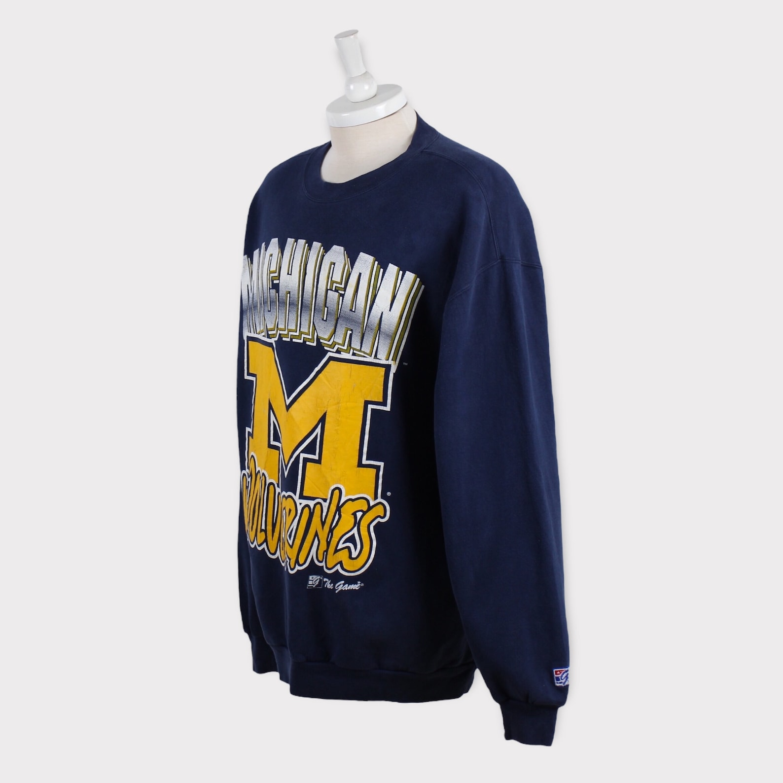 Vintage 90s Michigan Wolverines Sweatshirt Michigan University Michigan ...