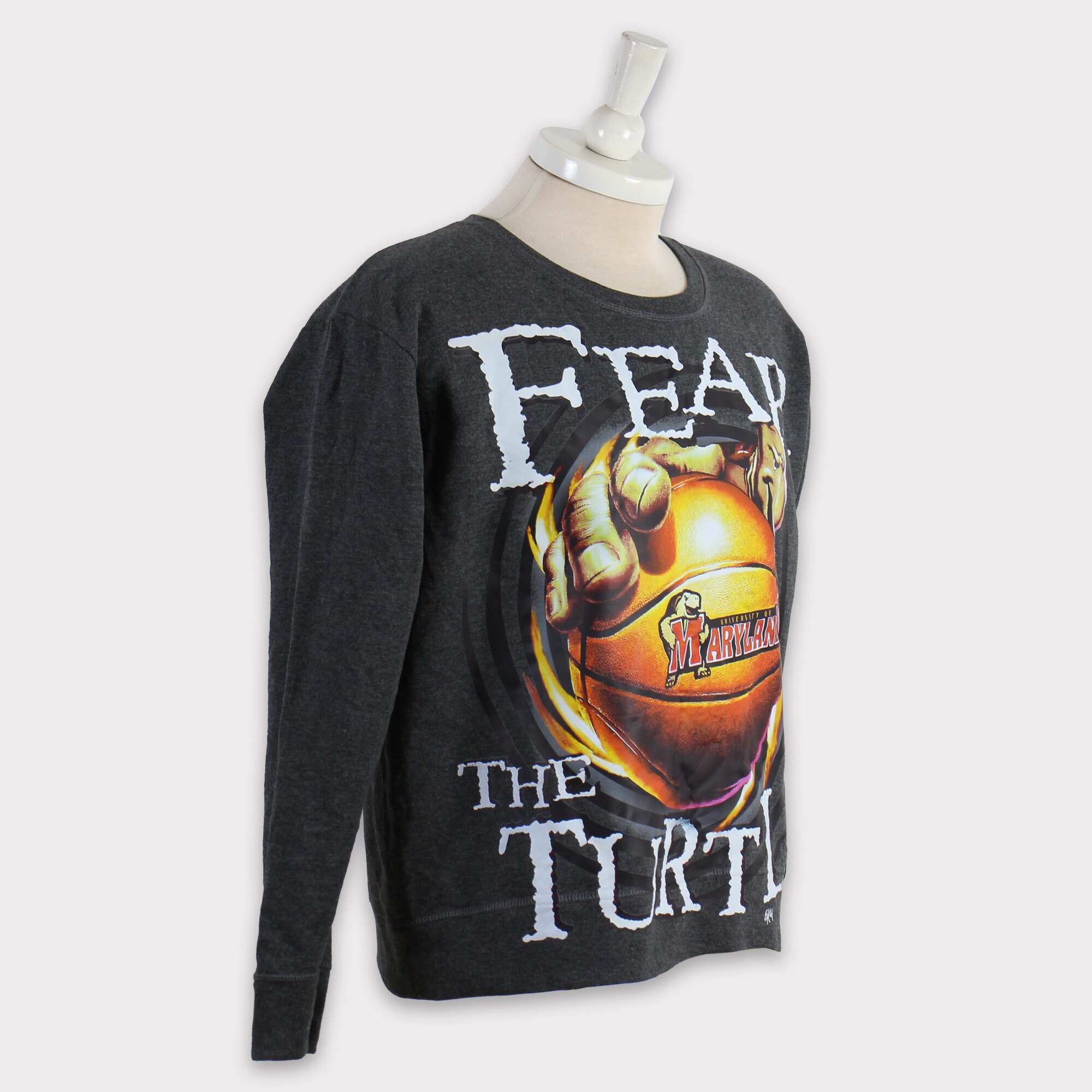 Vintage 90s Maryland Terrapins Sweatshirt L Maryland Terrapins T-shirt ...