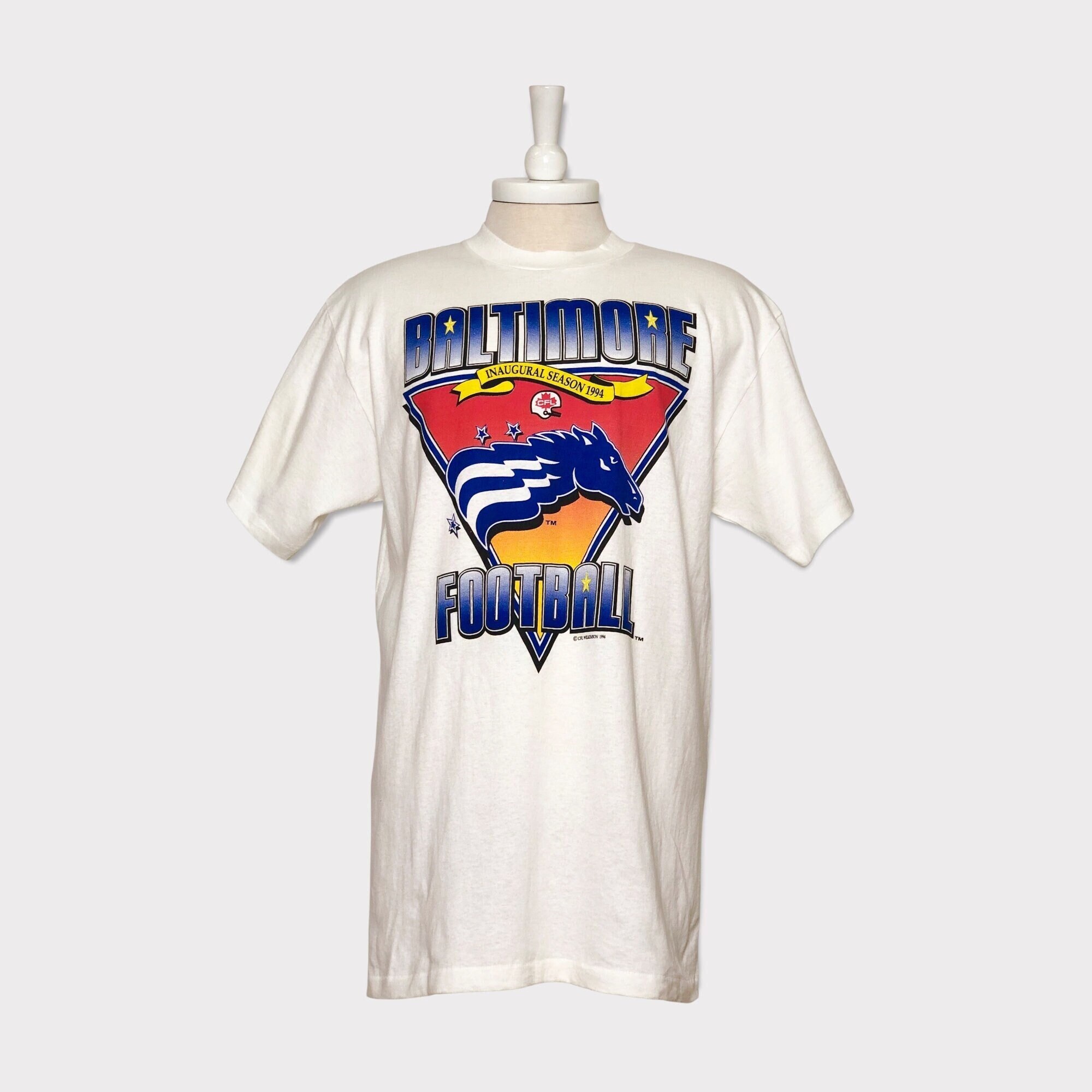 Vintage 1994 Baltimore Stallions Football CFL Wilkinson Shirt - Etsy
