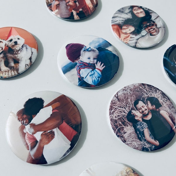 Circle Magnets Custom - Etsy