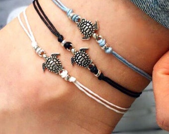 Turtle Ankle Bracelet - Etsy