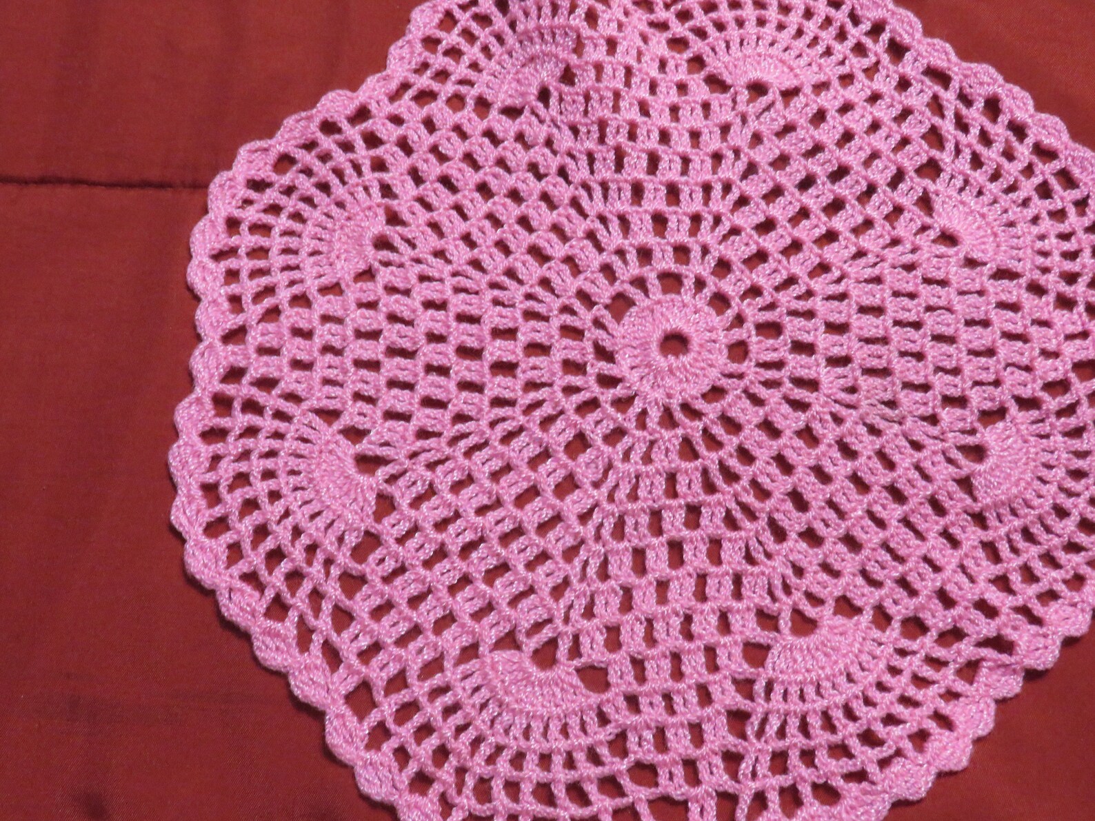 Carpetas Tejidas Color Rosa Hecha De Estambre Juego De 6 - Etsy