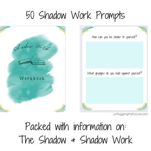 Shadow Work Guided Workbook, Digital Shadow Work Workbook, Fillable ...