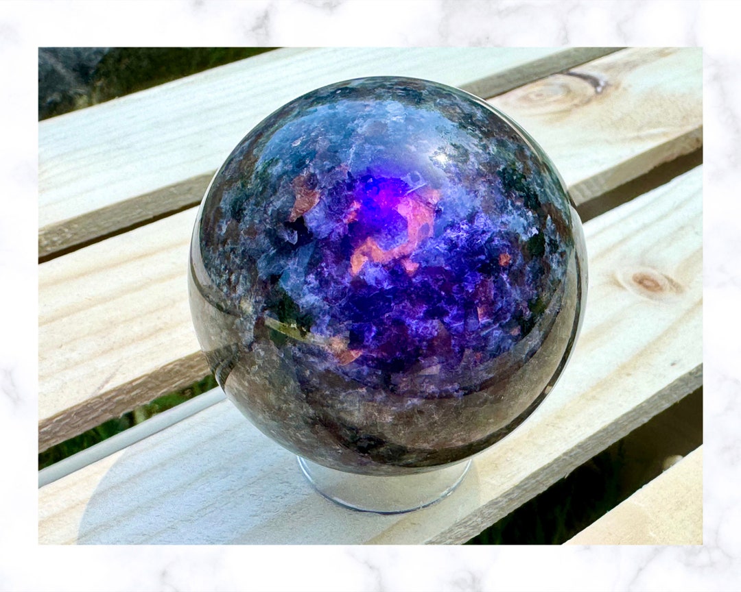 Yooperlite Sphere-polished Yooperlite-unique Sphere Carvings-unique ...