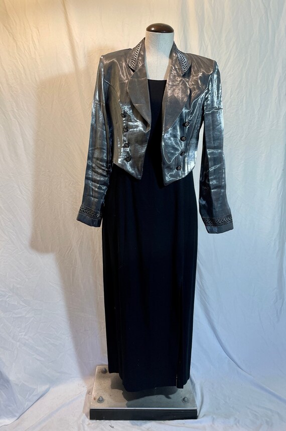 vintage 1990s silver dress - Gem