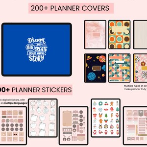 All in One Digital Planner | 2025 Digital Planner | Undated Digital ...