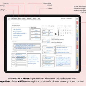 All in One Digital Planner | 2025 Digital Planner | Undated Digital ...