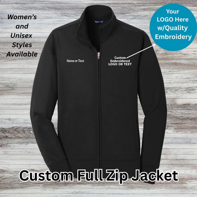 Full Zip Healthcare Jacket - Etsy