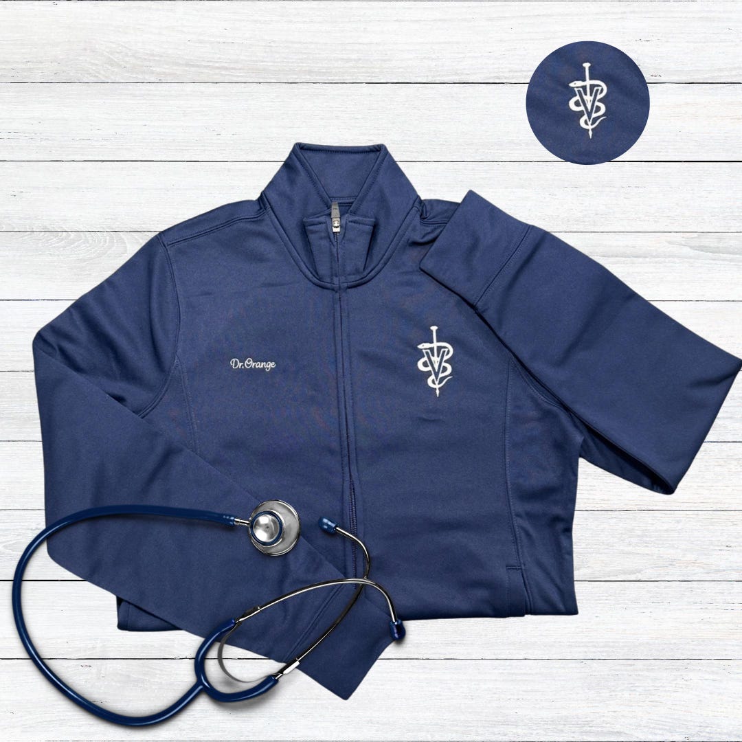Personalized Veterinarian Full Zip Jacket, Doctor of Veterinary ...