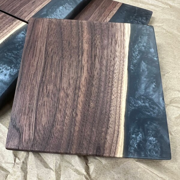 Epoxy Coasters - Etsy