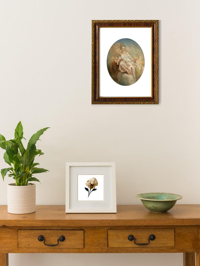 Watteau Ceres Summer Art Print: French Renaissance Oil Painting ...