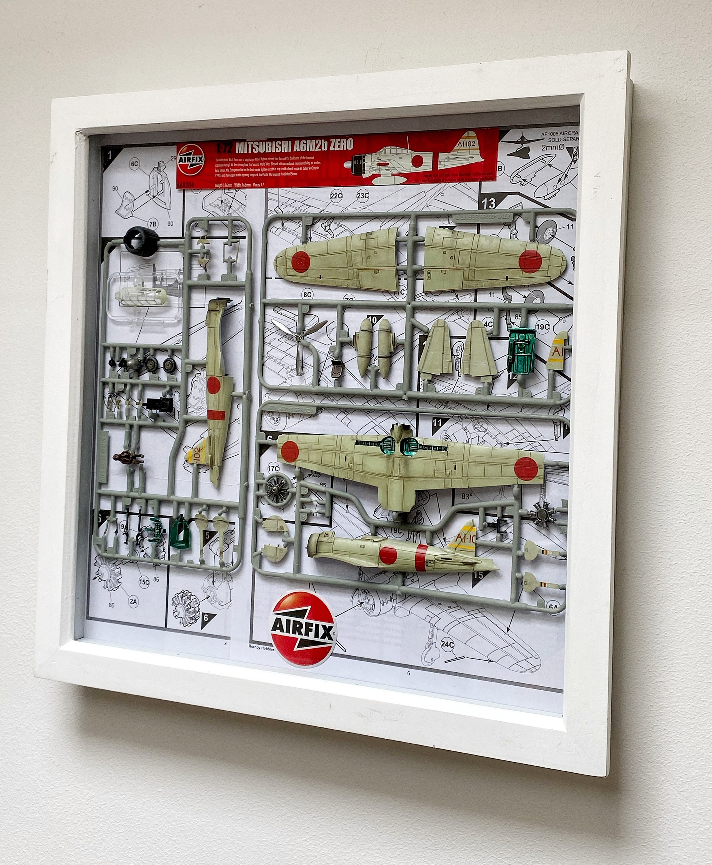 Framed Deconstructed Model Kit 1/72 Scale Airfix Spitfire - Etsy Australia
