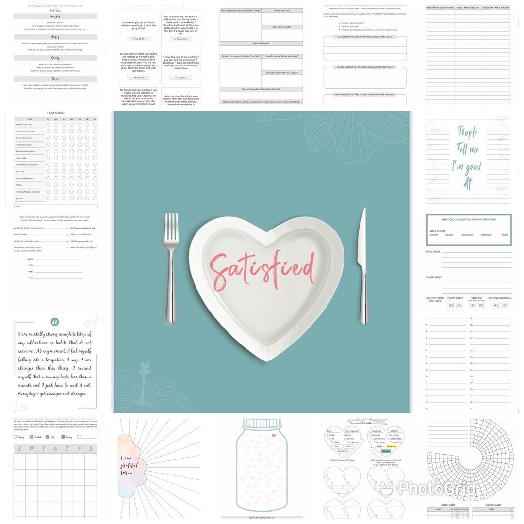 Therapy Journal for Binge Eating Disorder and Food Addiction - Etsy