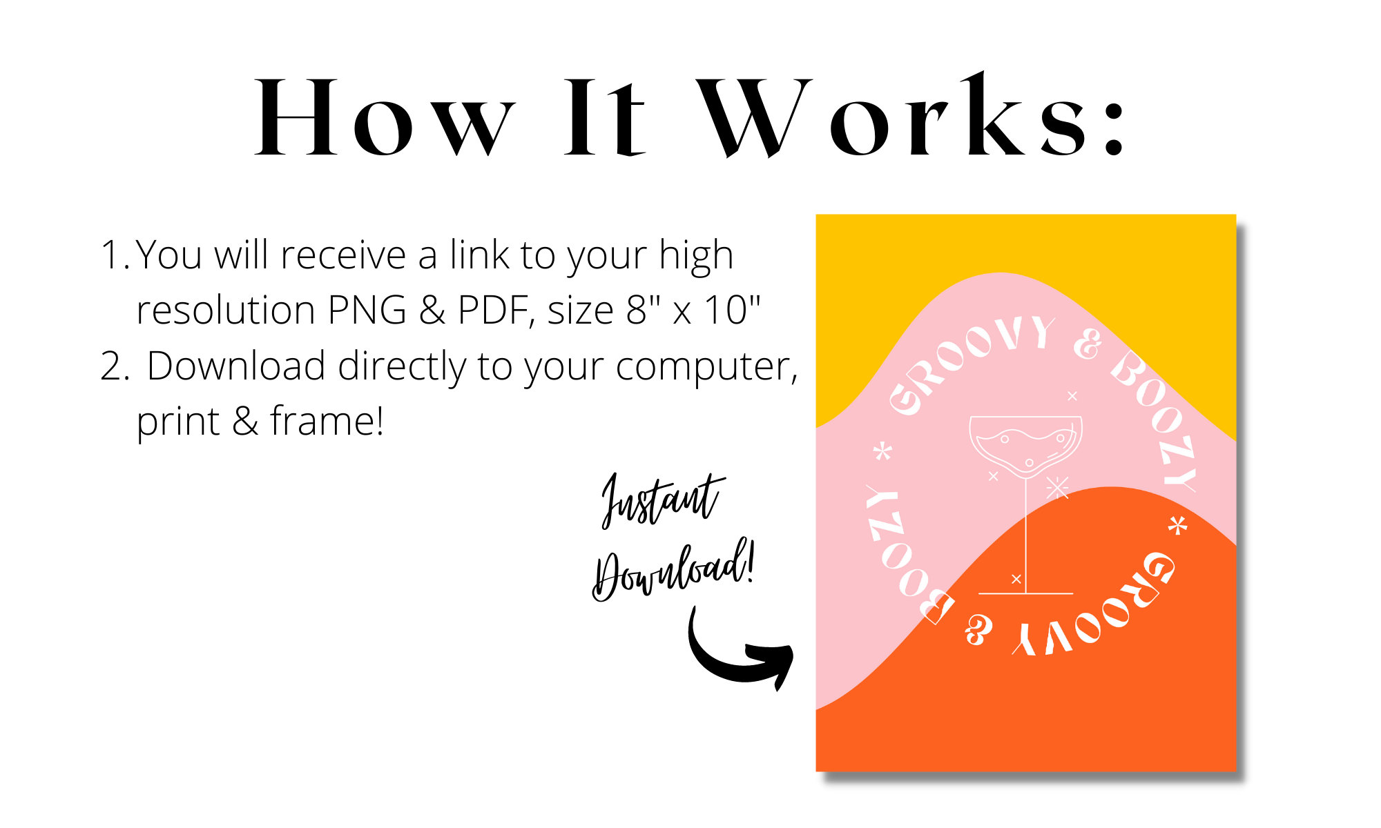 Groovy & Boozy Bachelorette Bar Sign | Hippie Bachelorette Party Decor ...