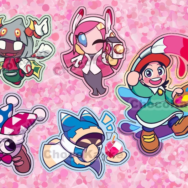 Sticker Sheets Kirby - Etsy