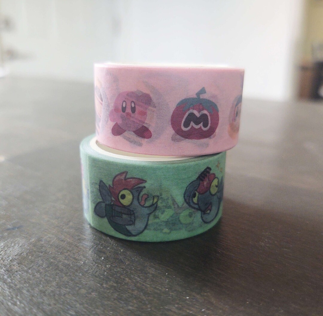 KIRBY SPLATOON Washi Tape 5m - Etsy