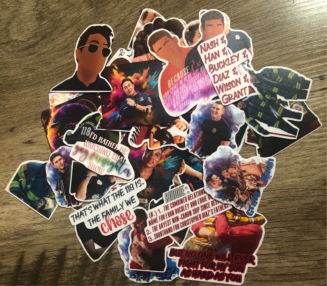 9-1-1 TV Show Stickers: Waterproof Matte Decals Pack - Etsy