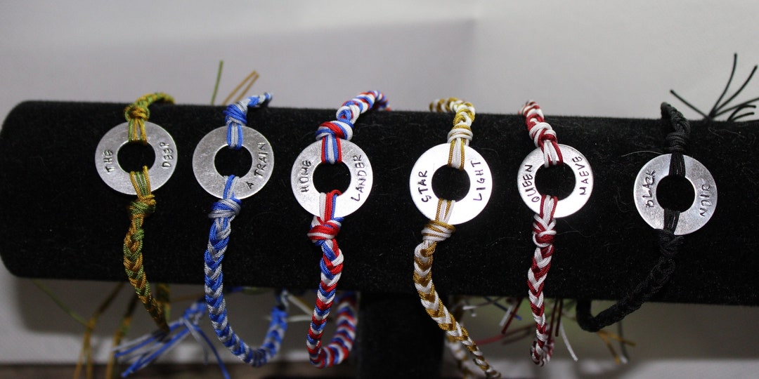 The Boys Braided Macrame Bracelets // Adjustable // the Seven ...