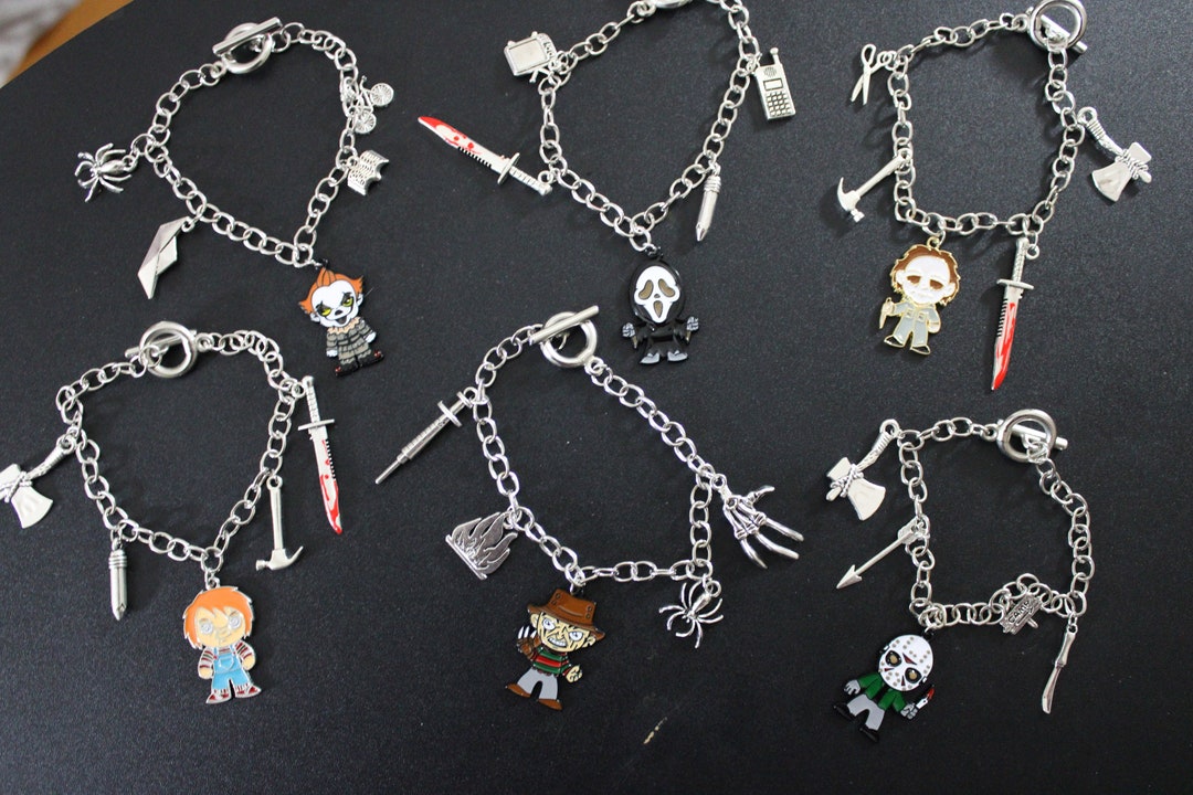 Horror Icons Charm Bracelets || Halloween || Spooky Season - Etsy