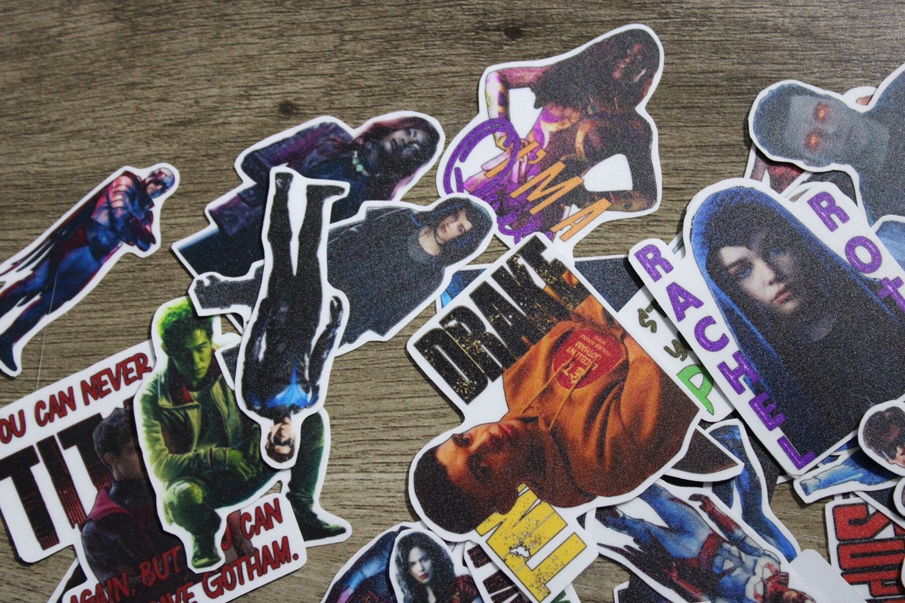 DC Titans Matte Stickers Pack // Teen Titans// TV Show // - Etsy