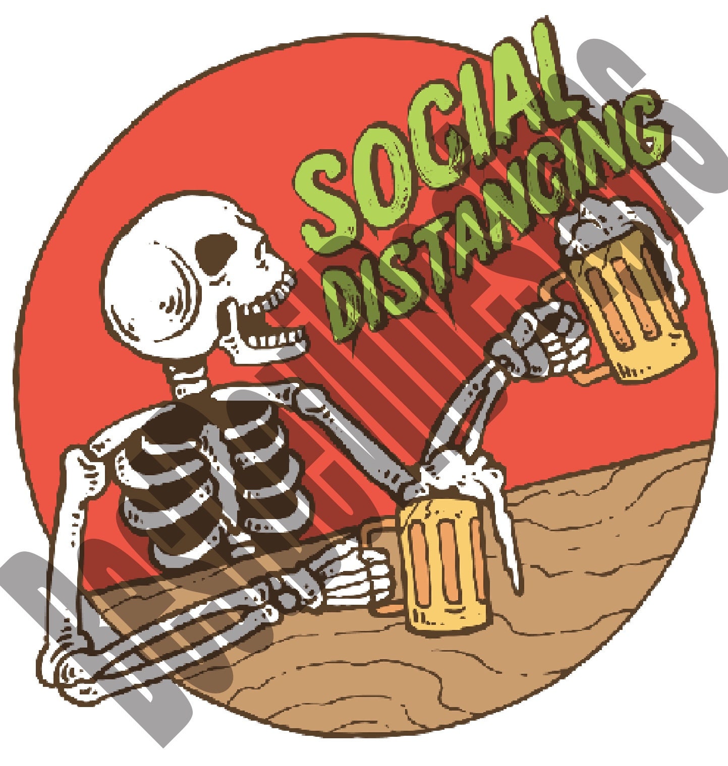Social Distortion Skeleton Logo